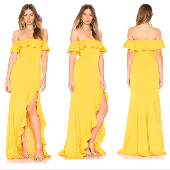 JAYGODFREY | Dresses | Jay Godfrey Balon Gown Dress Off Shoulder | Poshmark